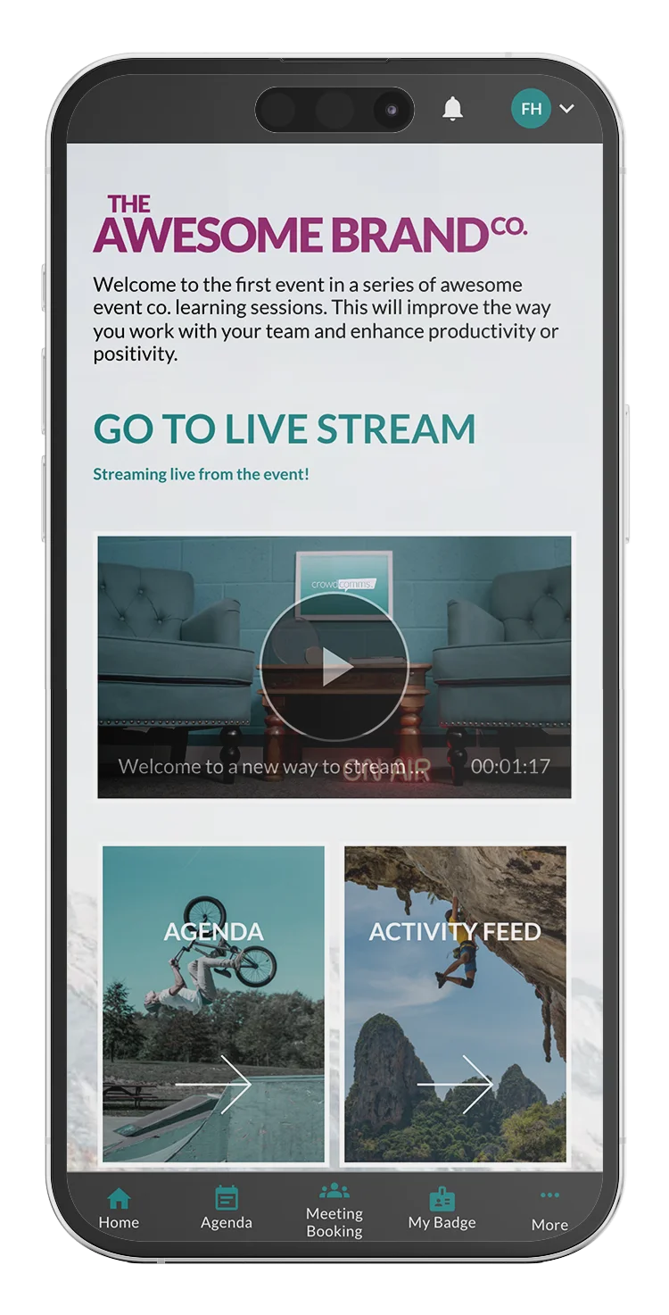 Event App and Streaming Platform